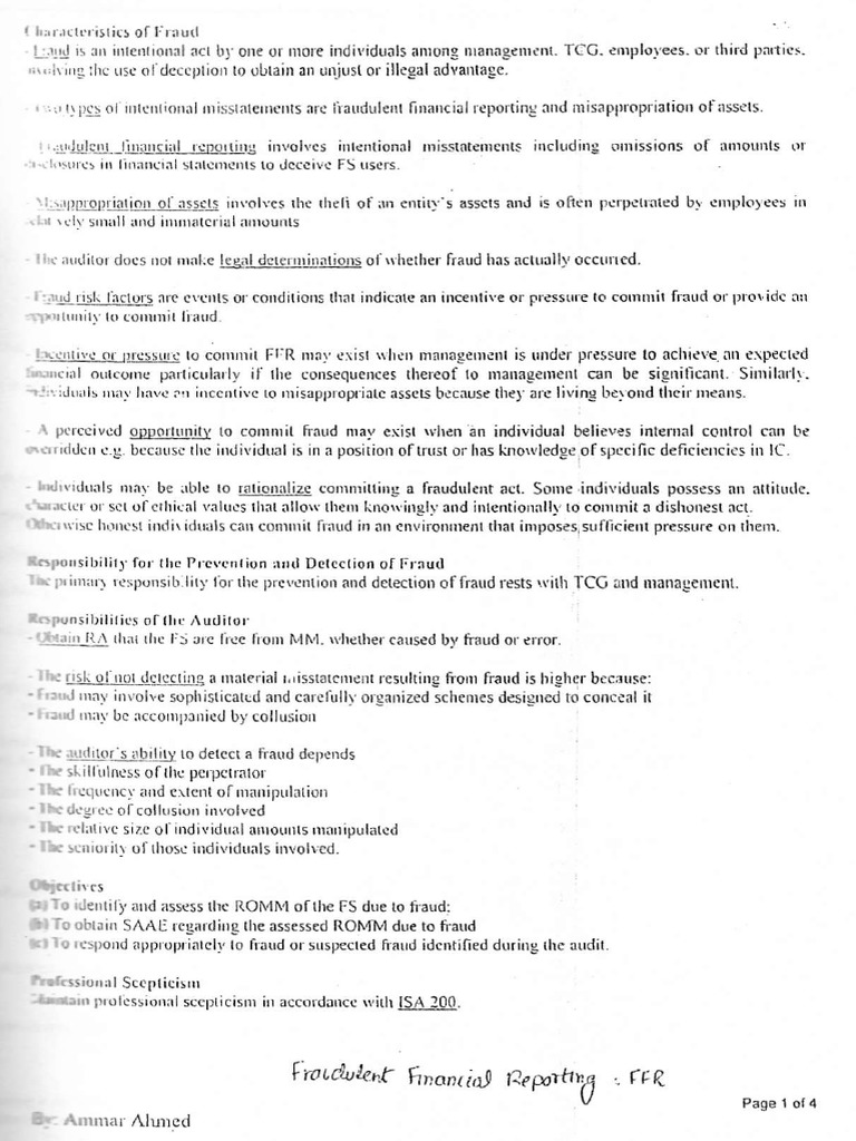 Risks of Fraud and Management Override Controls | PDF | Risk | Accounting