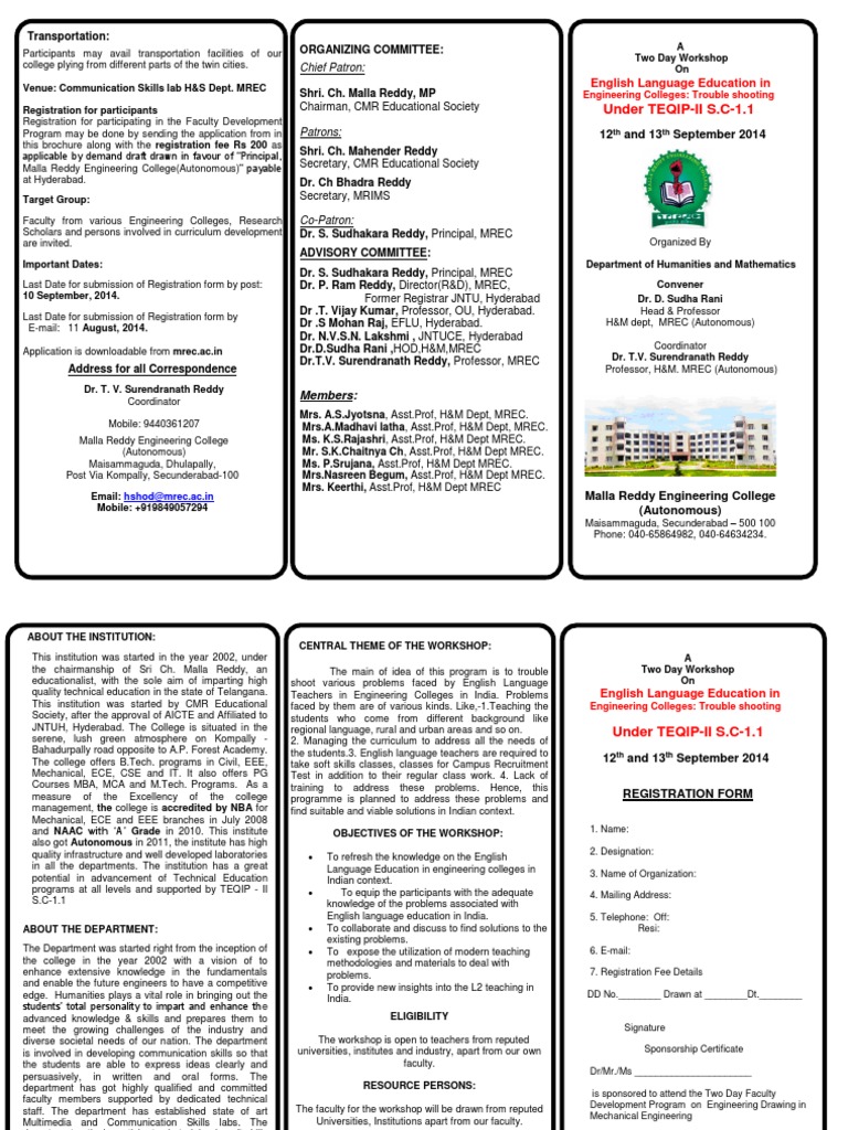Workshop Brochure | Engineering | Academia | Free 30-day Trial | Scribd