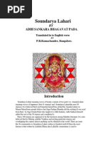 Soundarya Lahari (Sanskrit With English Translations) | PDF | Indian Religions