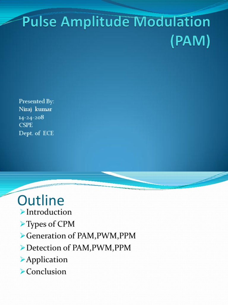 Pam | PDF | Bandwidth (Signal Processing) | Spectral Density