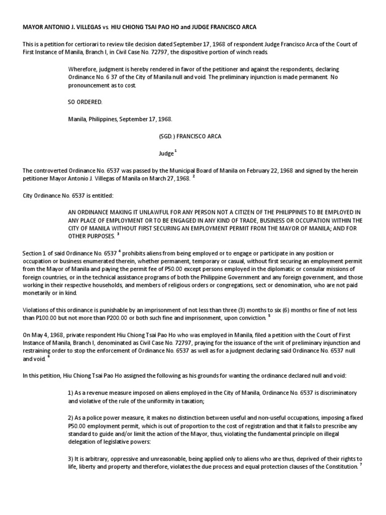 Consti 2 Due Process Equal Protection | PDF | United States ...