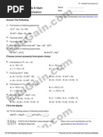 Direct and Inverse Proportion - Worksheet | PDF