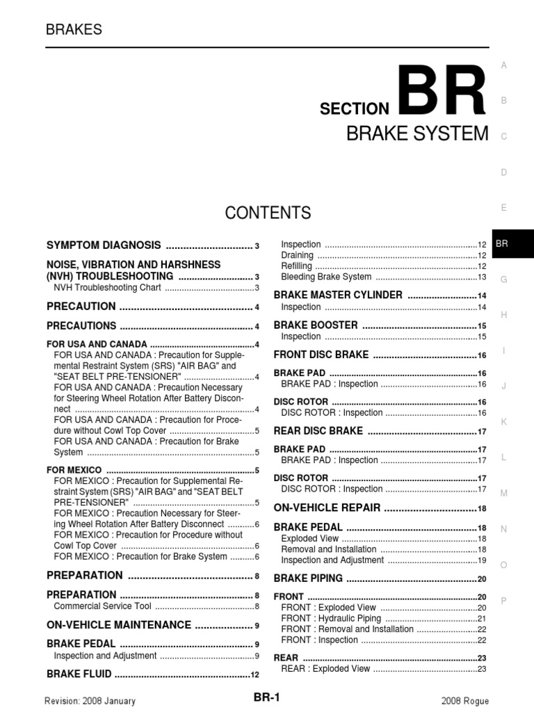 Brake System: Section | PDF | Airbag | Brake