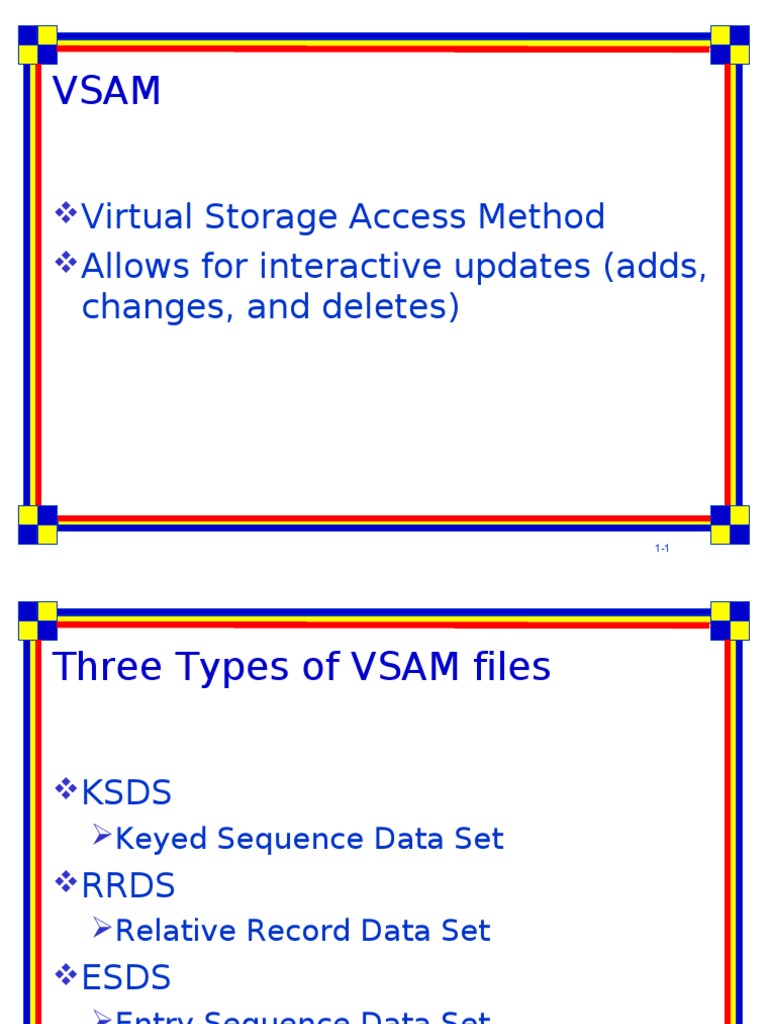 On Vsam Pdf Database Index Information Science