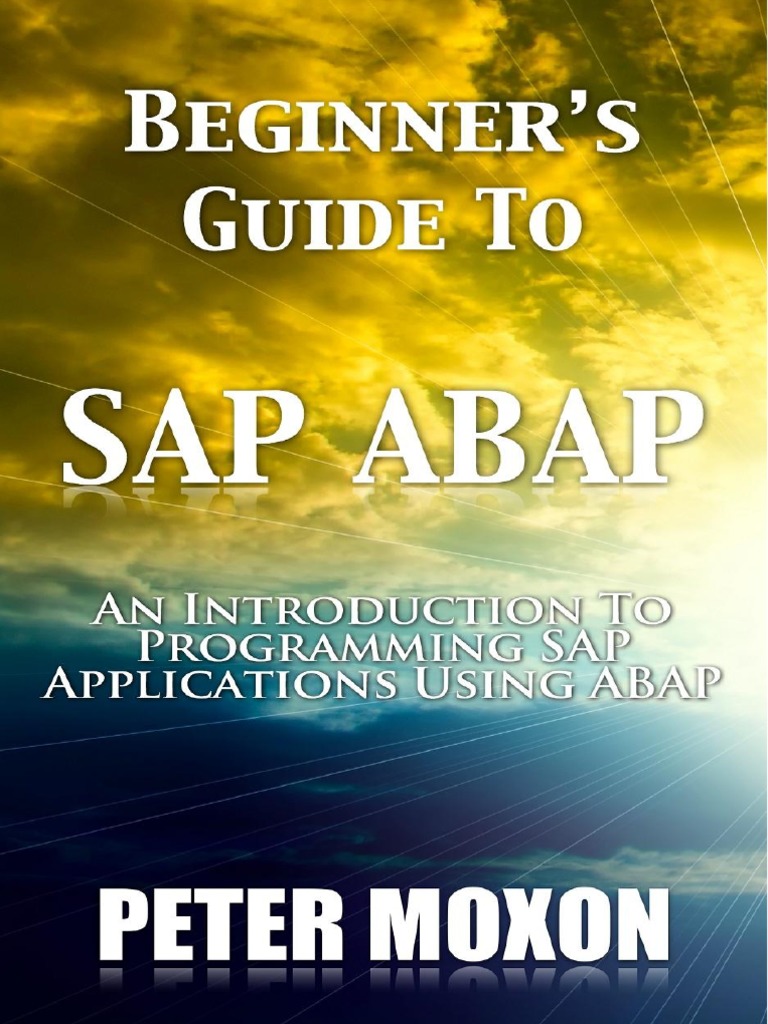 Beginner's Guide To Sap Abap | PDF | Control Flow | Copyright