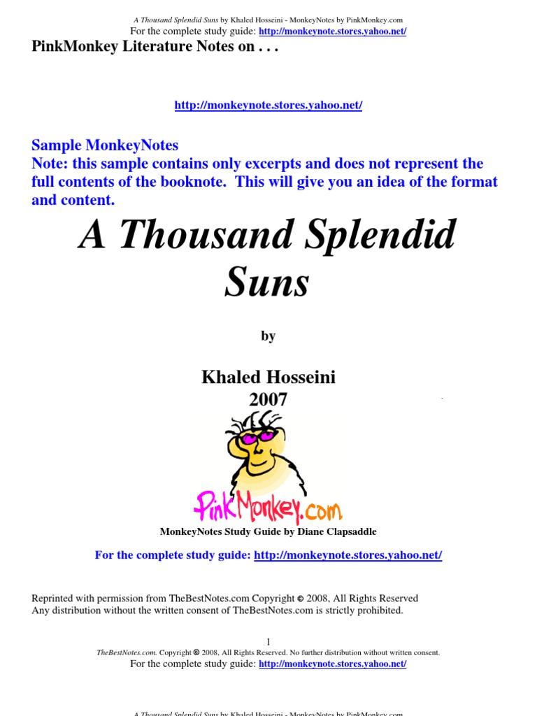 Thousand Splendid Suns | PDF