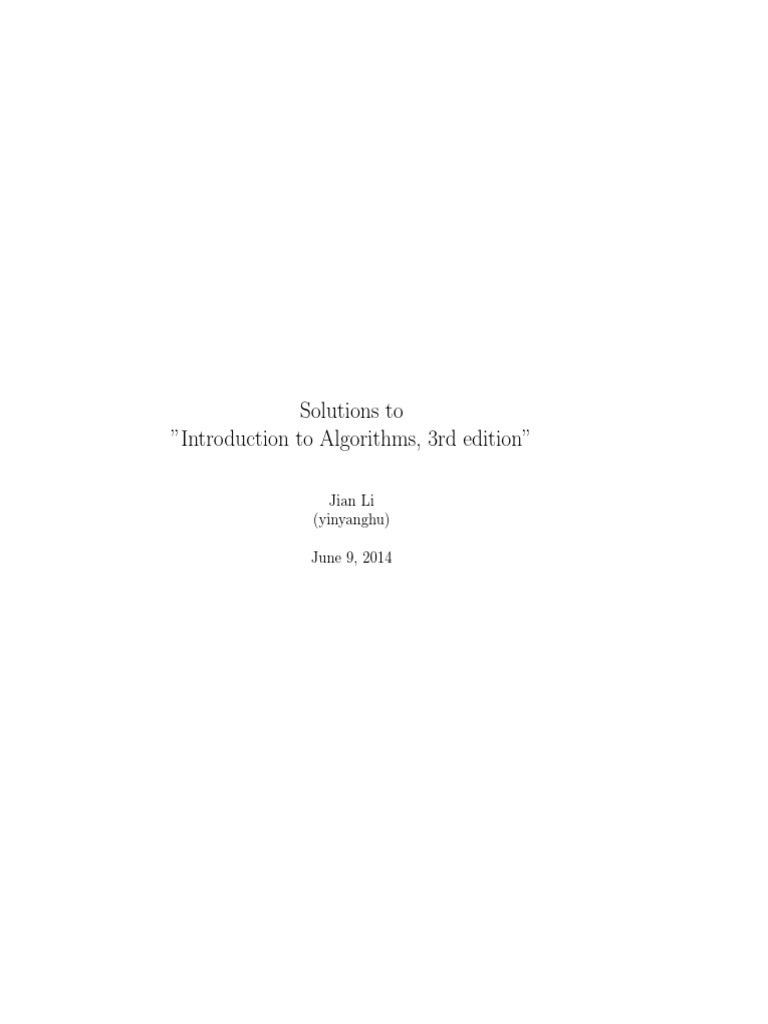 Clrs Pdf Time Complexity Algorithms And Data Structures 7656
