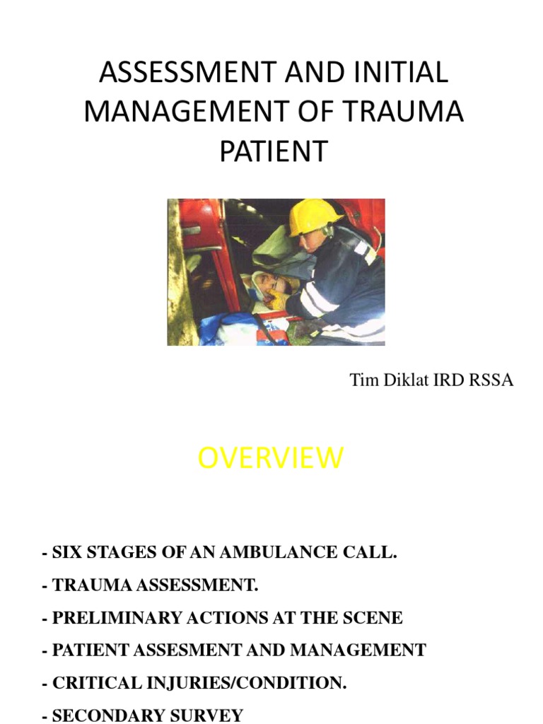 Basic Trauma Life Support: Assesment and Initial Management. | PDF