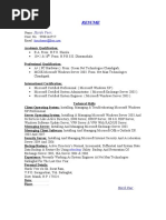 AWS Sample Resume 2 | PDF | Amazon Web Services | Distributed Computing ...