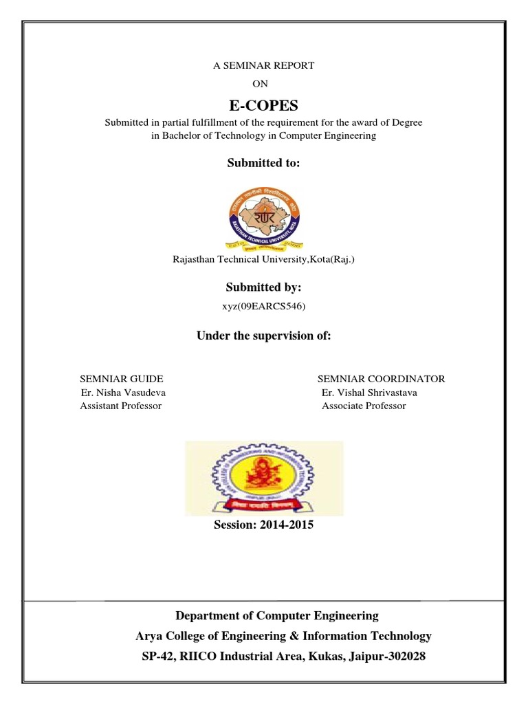 E Cope Report | PDF | Police | Use Case