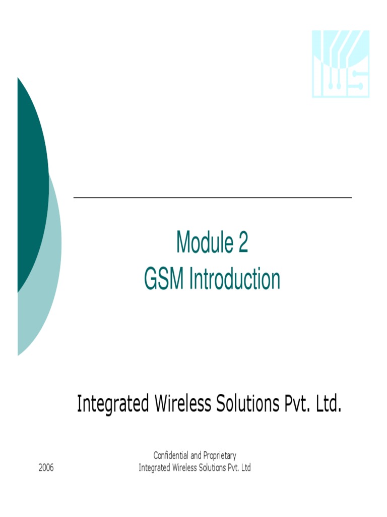 Module4-Cellular Overview - GSM | PDF | Gsm | Software Defined Radio