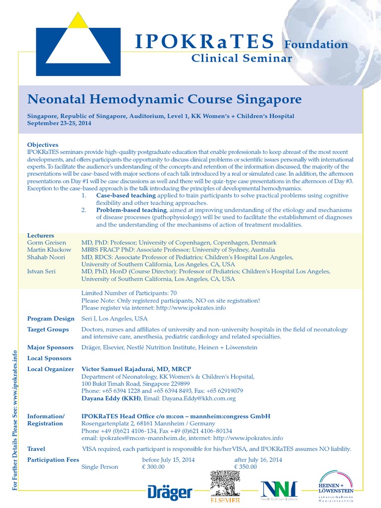 Neonatal Hemodynamics Seminar 2014 | PDF | Shock (Circulatory ...