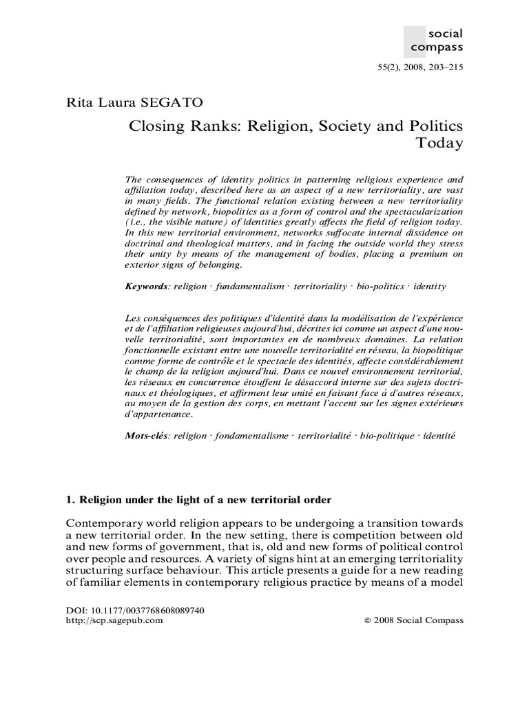 0 0 0 0 0 SOCIAL COMPASS Definitivo 10.1177 - 0037768608089740 | PDF ...