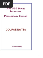 API 570 Inspection Code Overview | PDF