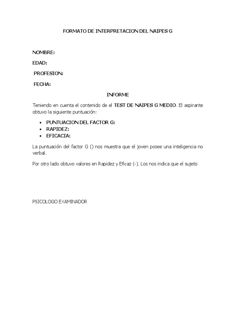Informe de Interpretación de Naipes G | PDF