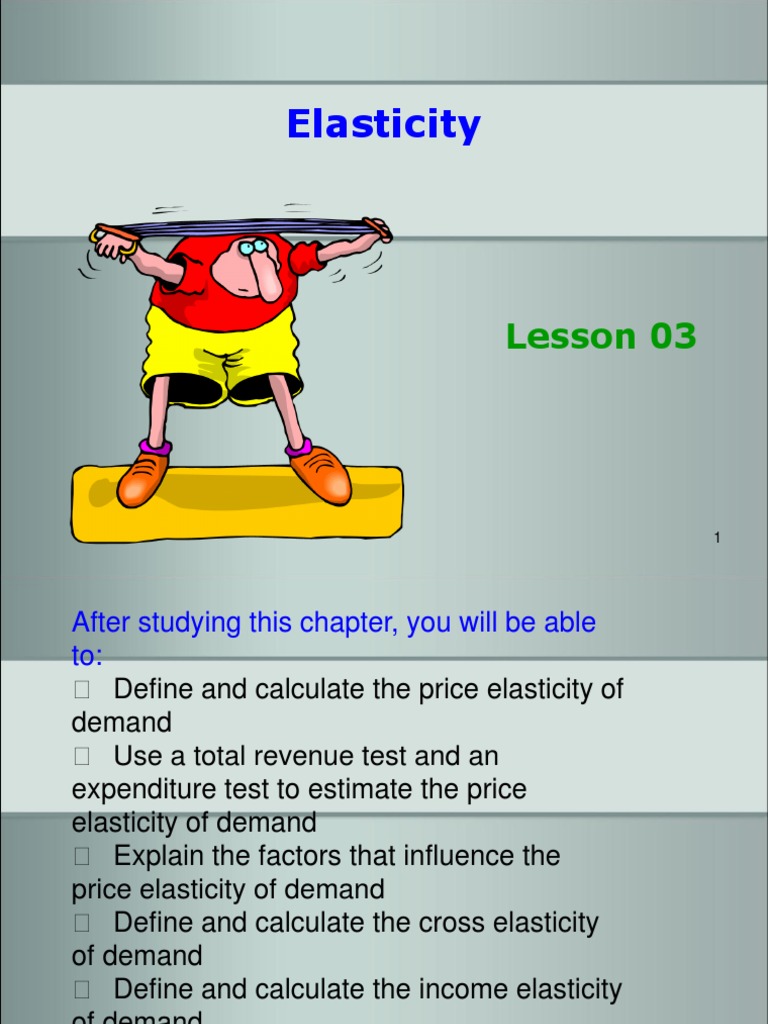 Elasticity