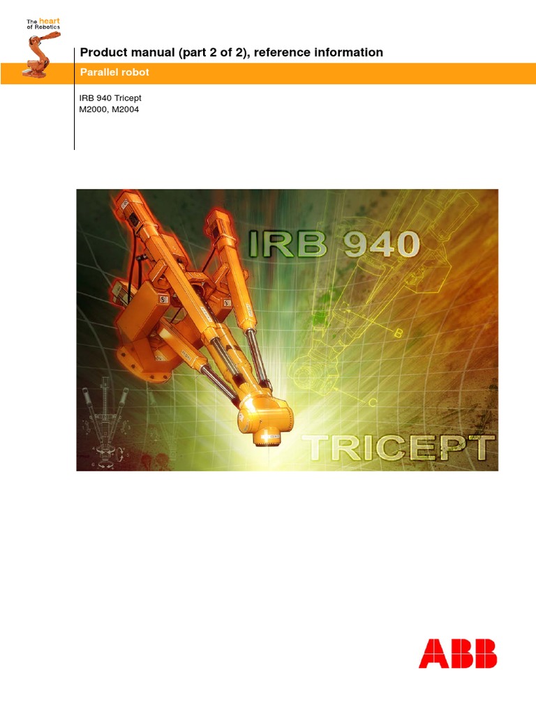 IRB 940 Product Reference 3HAC022034-001 - References - Rev - en | PDF ...