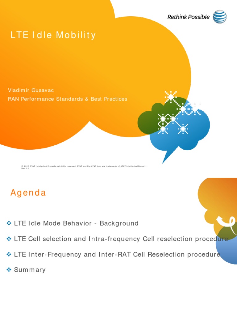 LTE Idle Mobility | PDF | Lte (Telecommunication) | At&T Mobility