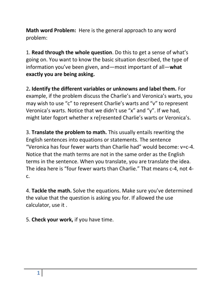 SAT Math Word Problem | PDF | Percentage | Arithmetic Mean