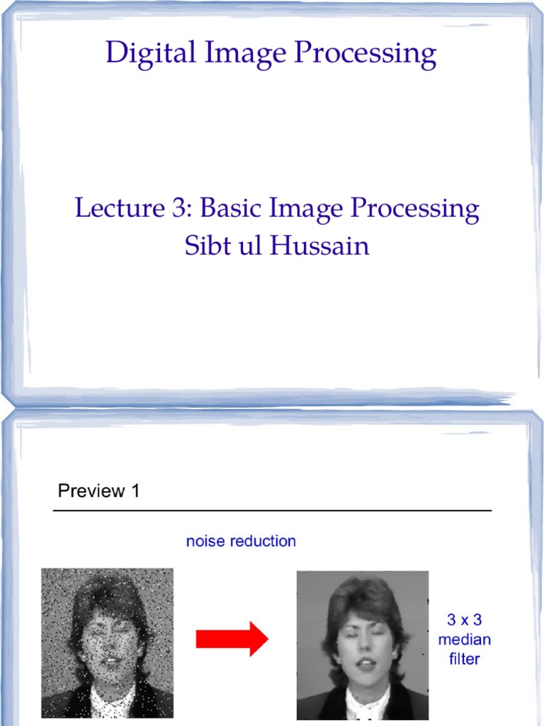 Lec5 Image Enhancement | PDF | Image Processing | Graphic Design