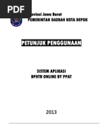 Manual e-SPTPD | PDF | Pengelolaan Keuangan & Uang | Bisnis