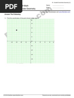 Transformations Practice With Answer Key | PDF | Cartesian Coordinate ...