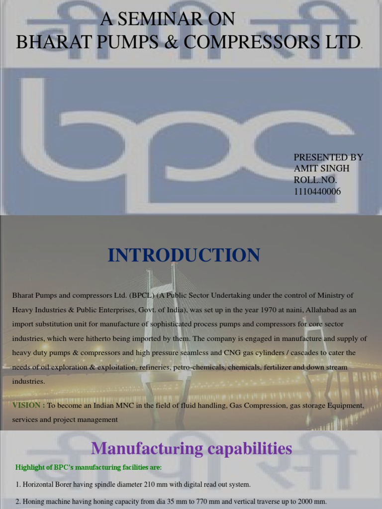 BPCL | PDF | Pump | Gas Compressor