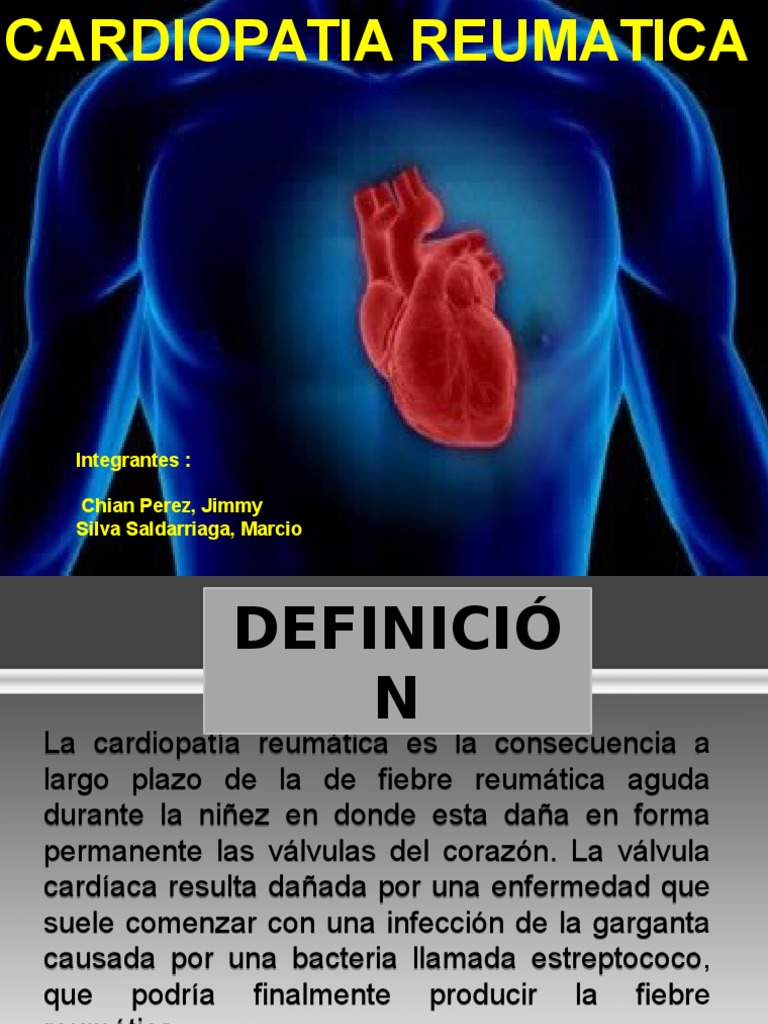 Cardiopatia Reumatica | PDF | Hipertensión | Ciencias de la Salud