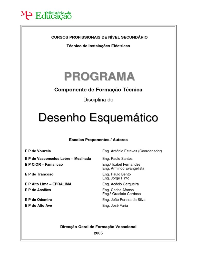 Desenho Esquemático | PDF | Eletricidade | Desenho técnico