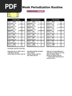 Periodization Templates | Sports | Leisure