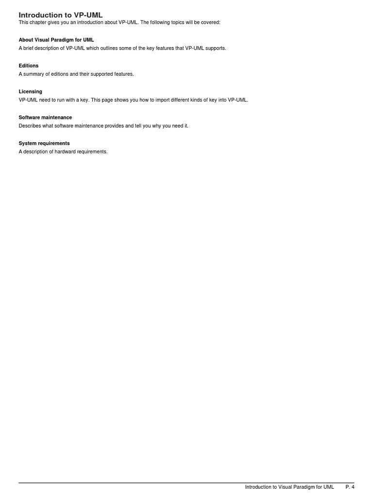 Introduction To VP-UML | PDF | Installation (Computer Programs ...