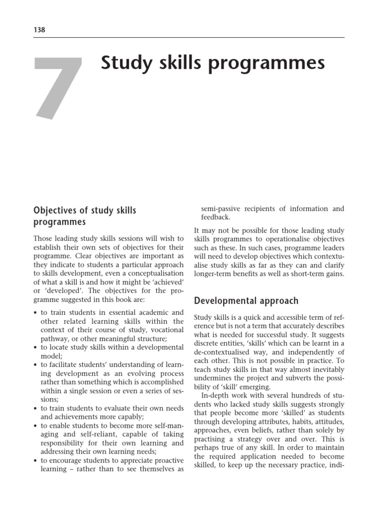 Study Skills | PDF | Educational Assessment | Study Skills