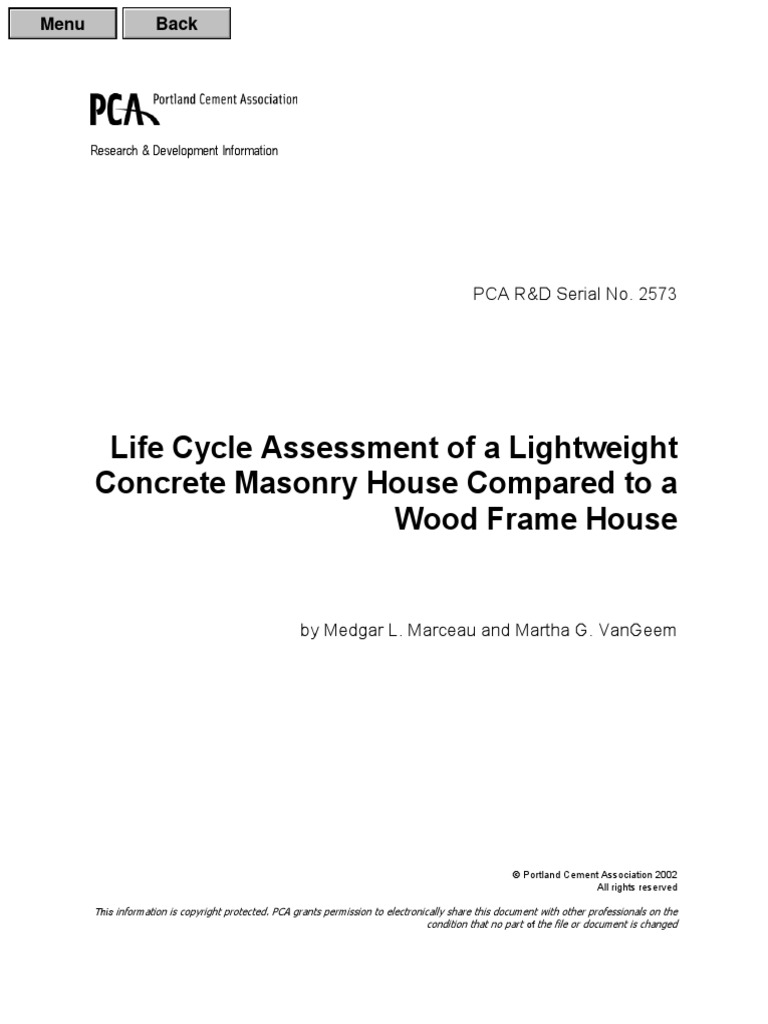 LCA Report Sample | Life Cycle Assessment | Hvac