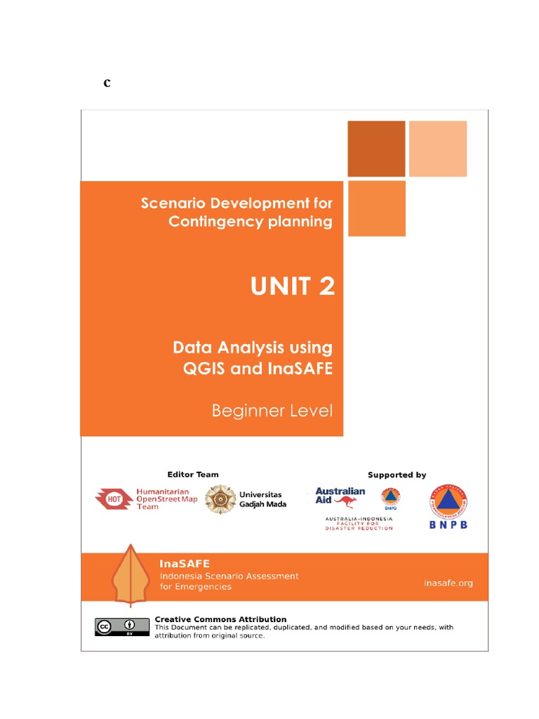 Unit2 Data Analysis Using QGIS InaSAFE Beginner Level | PDF | Geomatics | Geographic Information ...