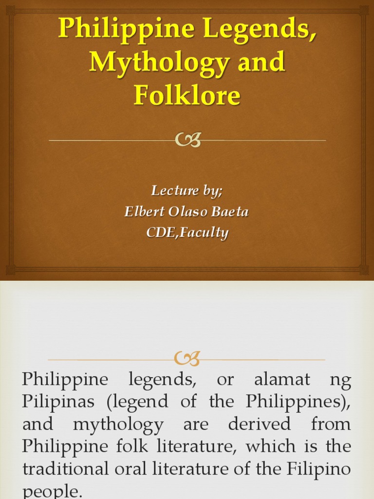 Philippine Legends and Mythology Overview | PDF | Legends | Traditional ...
