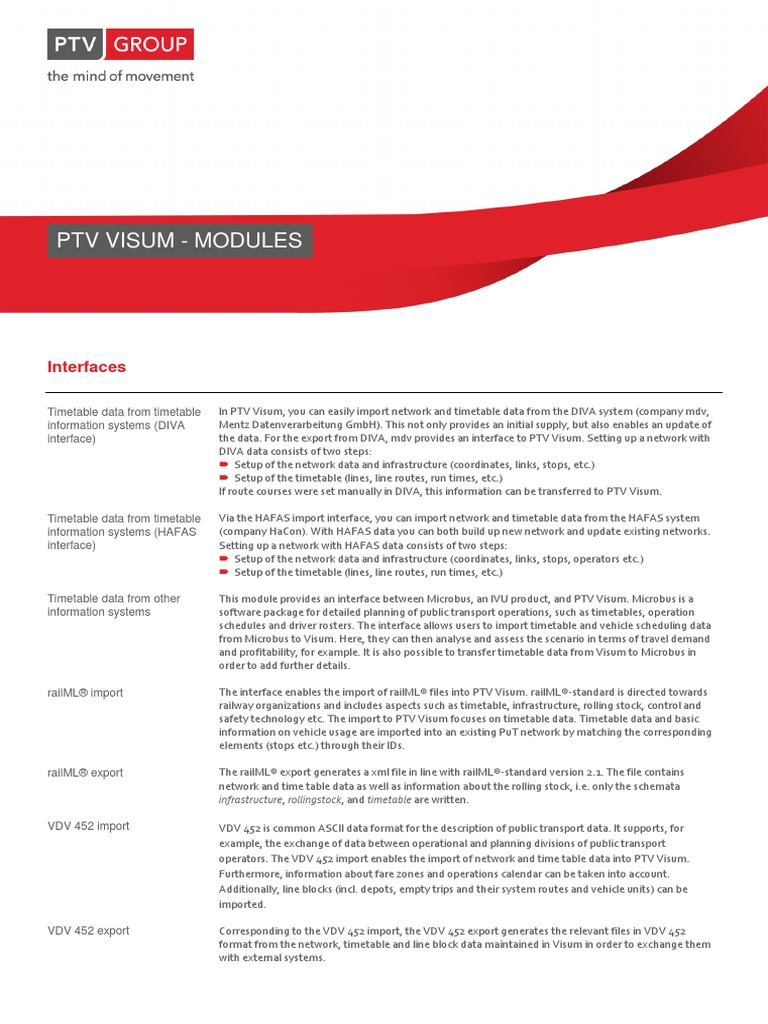 En Ptv Visum Modules 2 Pdf Microsoft Sql Server Traffic