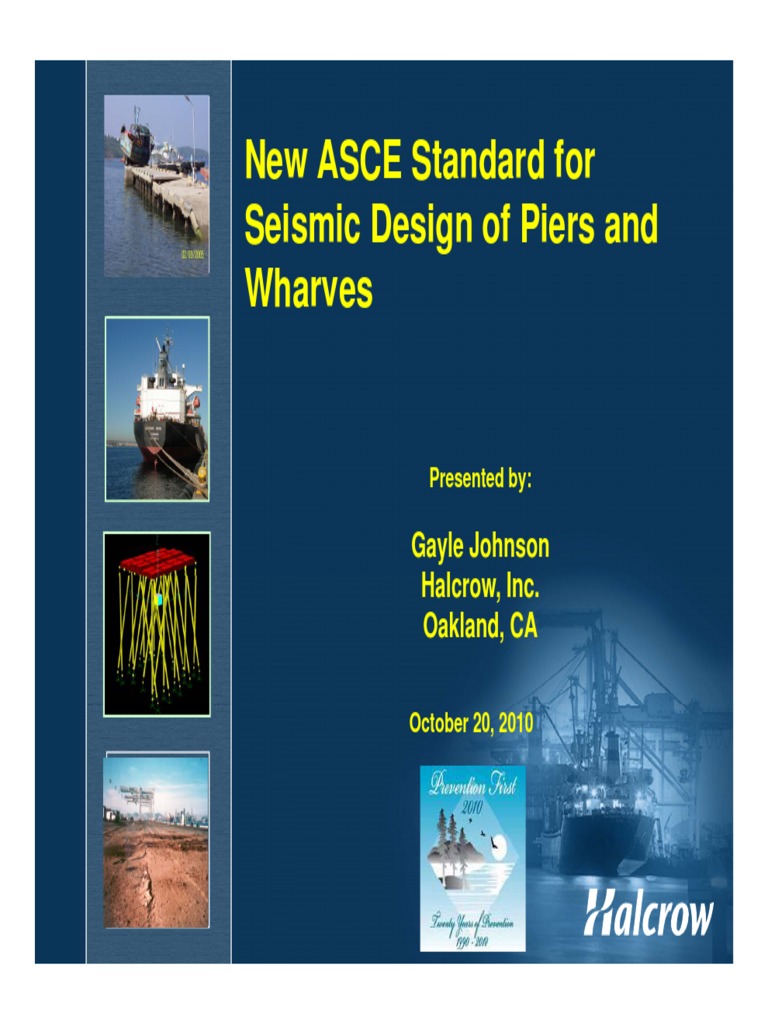 Seismic Design Standards for Piers | PDF | Earthquakes | Building Code