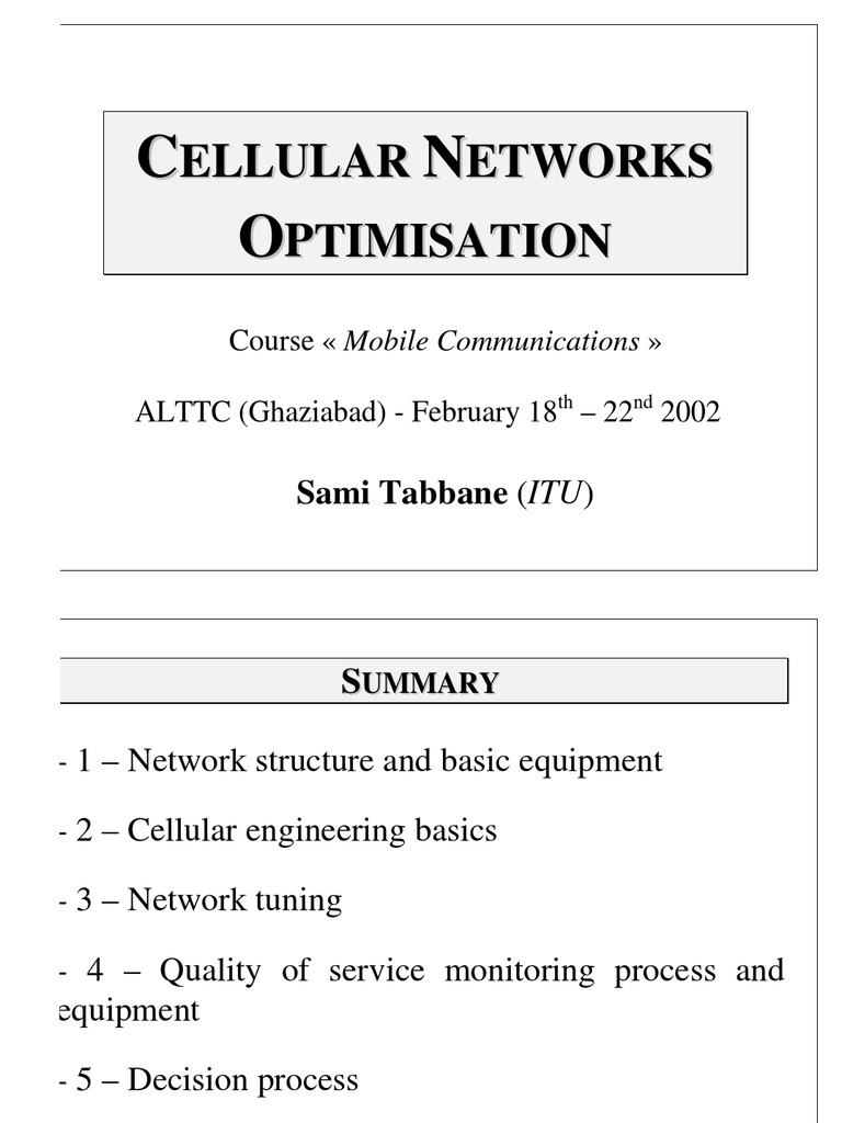 Network Ion | PDF | Antenna (Radio) | Cellular Network