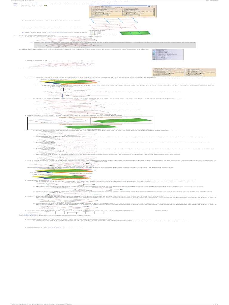 Creating Loft Surfaces Icem - Surf Design | PDF | Image Segmentation ...