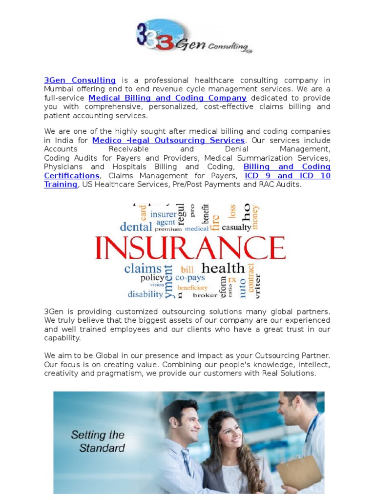 3gen Consulting Medical Billing and Coding Company | PDF
