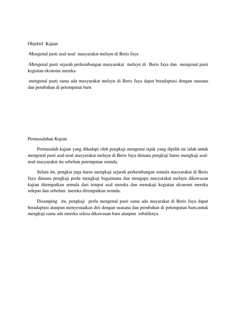 Proposal Sejarah | PDF