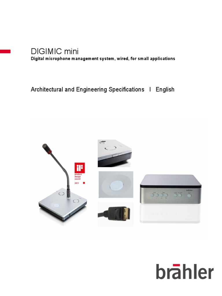 DIGIMIC Mini - Architectural and Engineering Specifications-E (1.01 ...