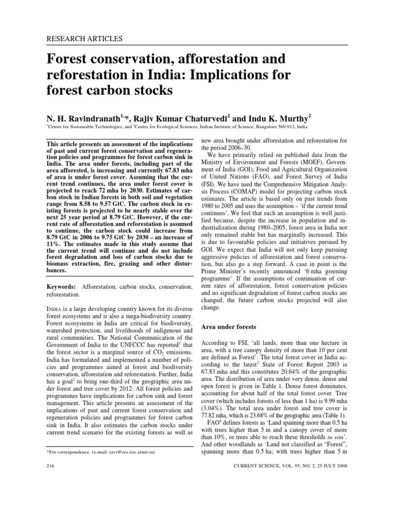 Forest Conservation | PDF | Forests | Forestry