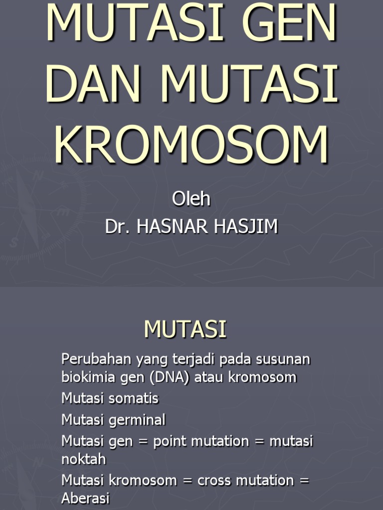 Mutasi Gen Dan Mutasi Kromosom | PDF
