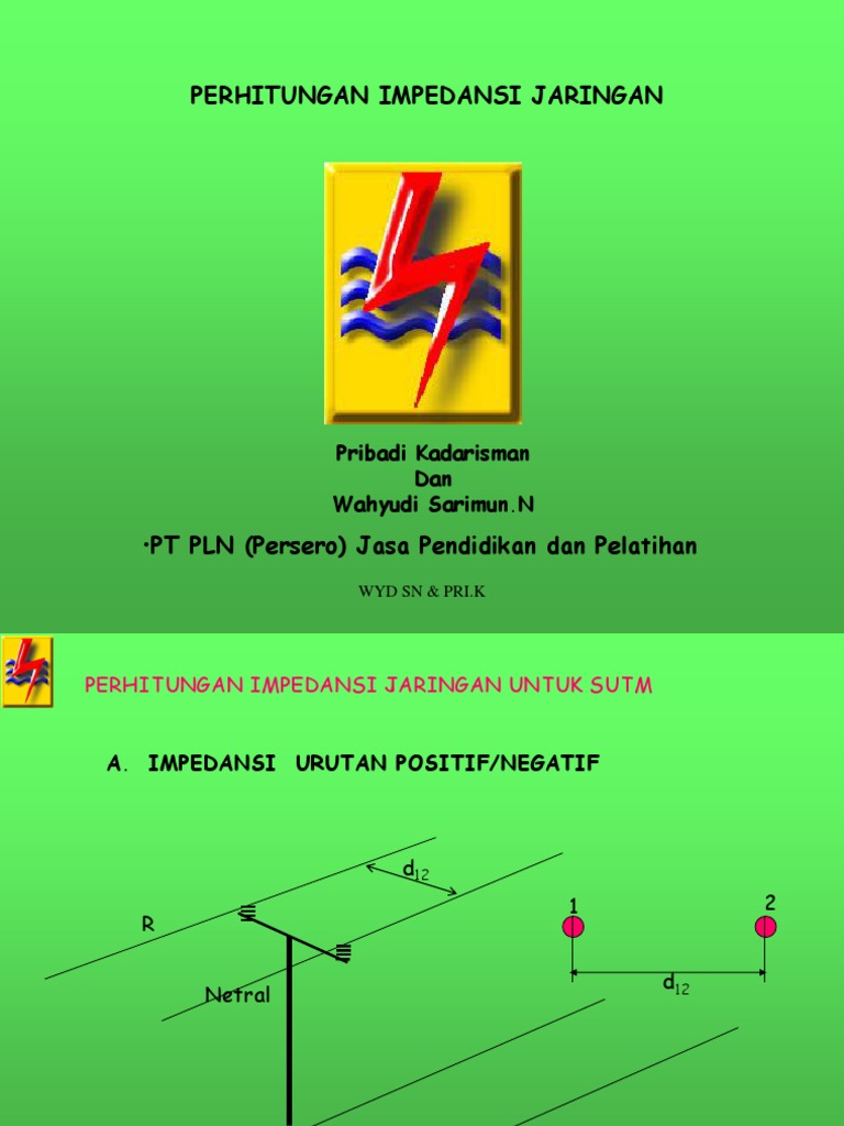Perhitungan Impedansi Jaringan SUTM | PDF | Sains & Matematika ...