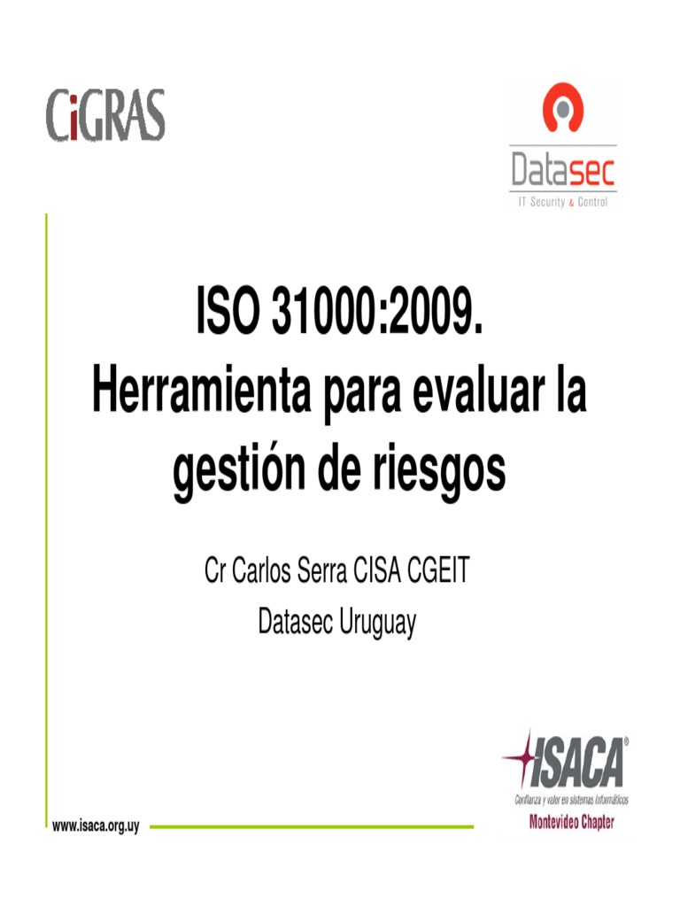 Iso-39000 Gestion de Riesgos | PDF | Planificación | Toma de decisiones