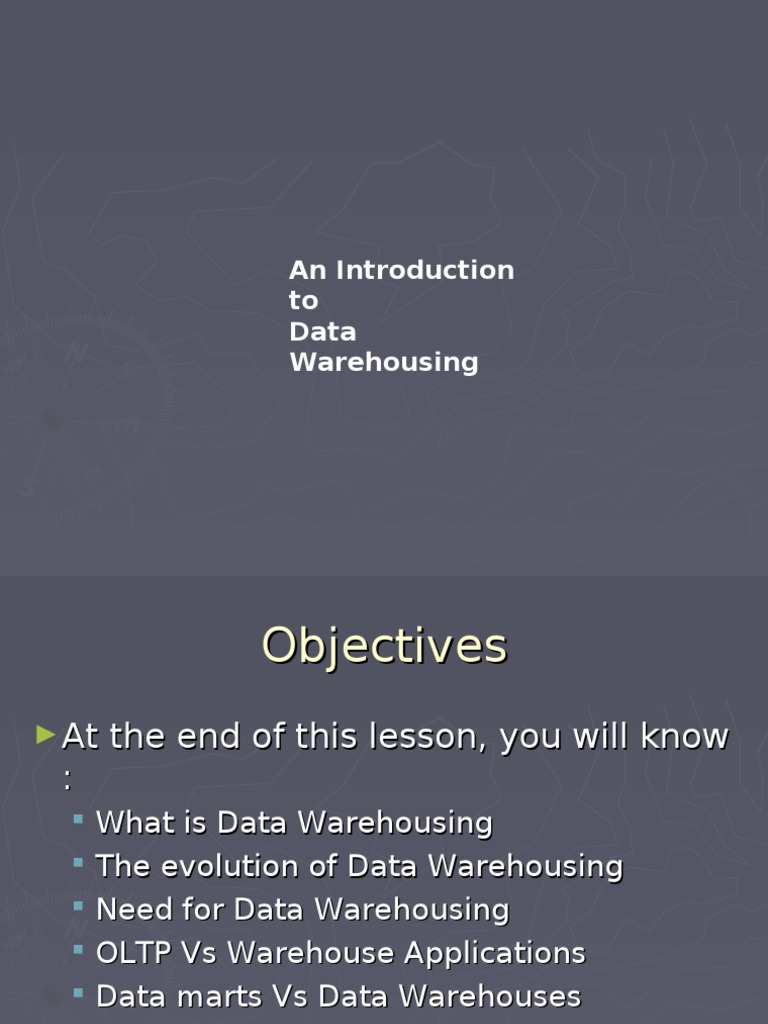 Data Warehousing Basics | PDF | Data Warehouse | Databases