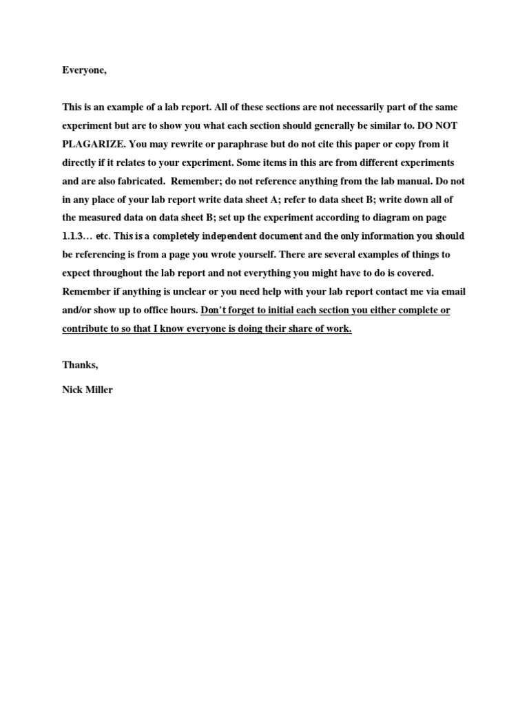 Lab Report Sample | Download Free PDF | Series And Parallel Circuits ...