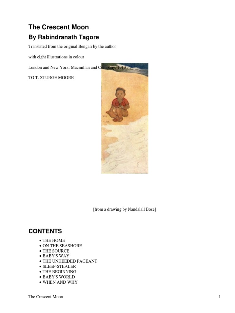 Children's Poetry by Tagore | PDF | Sky | Nature