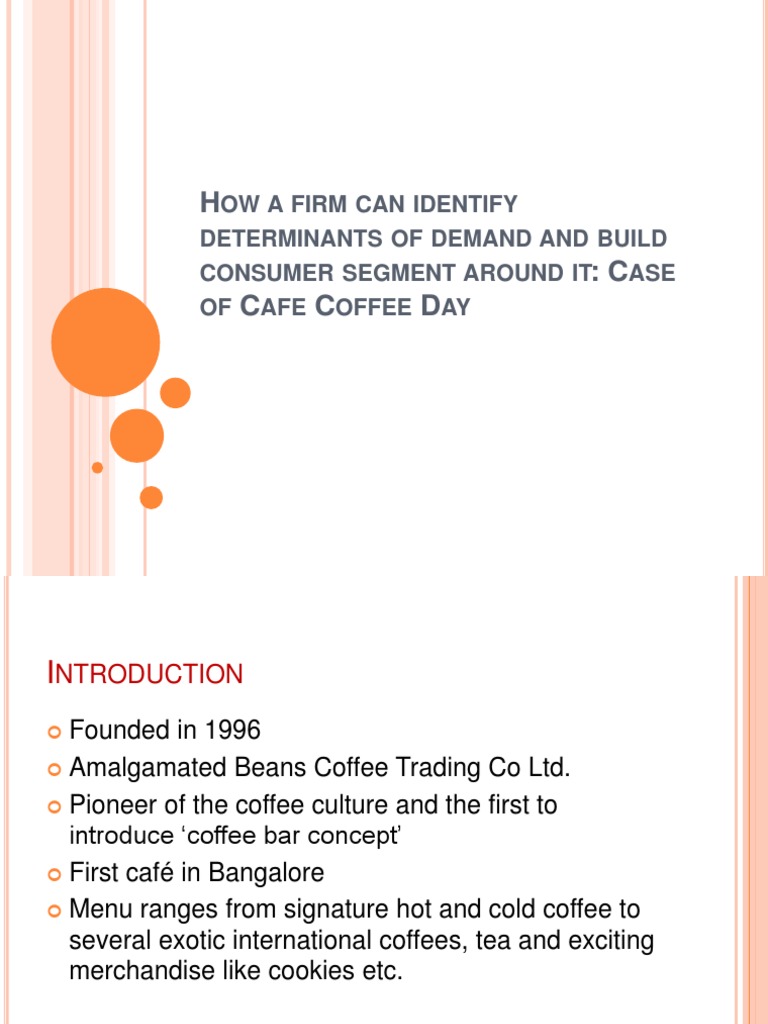 Demand Determinants in Café Coffee Day | PDF | Coffee | Coffeehouse